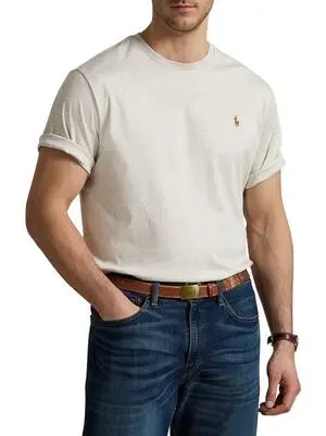Polo Ralph Lauren Big & Tall Soft Touch T-shirt - American Heather