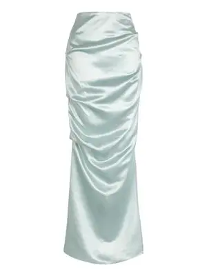 Paris Georgia Remmy Draped Maxi Skirt - Blue