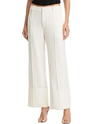 Cinq À Sept Alliston Wide Leg Trousers - Ivory