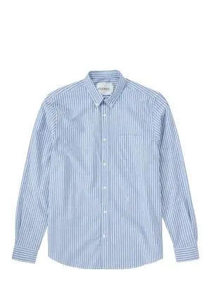 Closed Striped Cotton Shirt - Blue