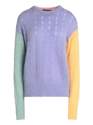 Dsquared2 Sweater In Mohair And Wool Blend - Purple
