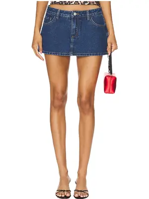 Superdown Tayler Skort - Dark Wash