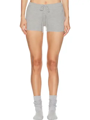 Eterne Drawstring Short - Heather Grey