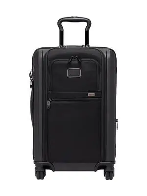 Tumi Alpha International Expandable Carry On Spinner Suitcase - Black