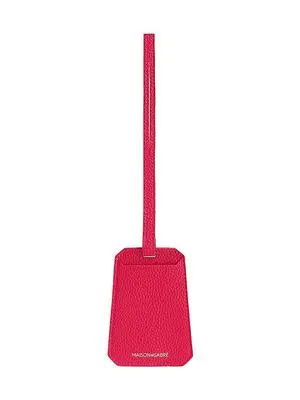 MAISON DE SABRE Leather Luggage Tag - Shibuya Fuchsia