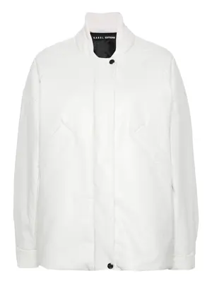 KASSL EDITIONS Coated Padded Bomber Jacket - White
