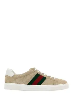 Gucci Gucci Ace Low Top Sneaker Beige-6