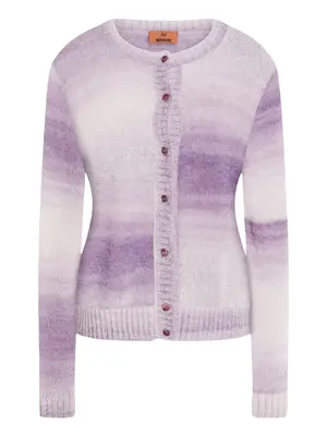 Missoni Dégradé Knitted Cardigan - Lavender