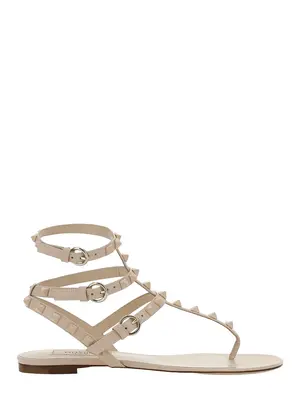 Valentino Garavani Rockstud Flip Flop Sandals - Pink