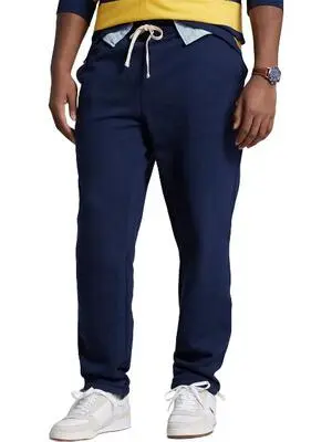 Polo Ralph Lauren Big & Tall Double-knit Tech Joggers - Aviator Navy