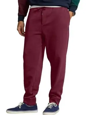 Polo Ralph Lauren Big & Tall Double-knit Tech Joggers Classic Wine
