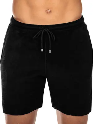 PRINCE & BOND Prince & Bond Riviera Regular Fit 6.5" Shorts Black