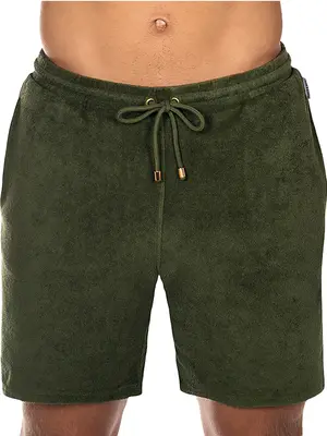 PRINCE & BOND Prince & Bond Riviera Regular Fit 6.5" Shorts Green