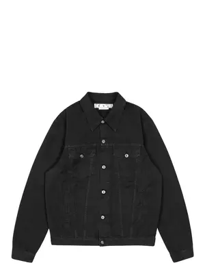 Off-White Wave Off Canvas Skate Jacket - Black