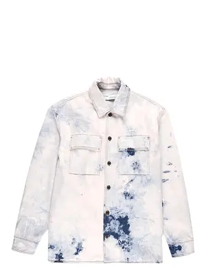 Off-White Arrow Over Denim Shirt 'extreme Bleach - Blue
