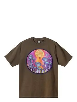 StÜssy X Dries Van Noten Airbrush Vase Tee 'khaki - Brown