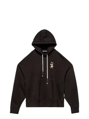 Palm Angels Small Pirate Bear Hoodie - Black