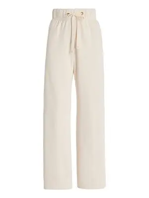 LES TIEN Eazy Cotton Track Pants - Ivory