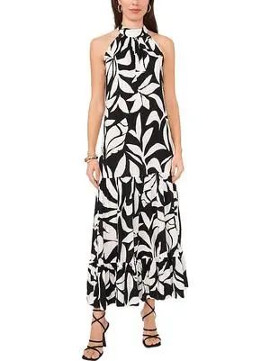 Vince Camuto Tiered Maxi Dress - Rich Black