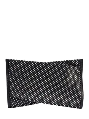 CHRISTIAN LOUBOUTIN Loubitwist Small Embellished Clutch - Black