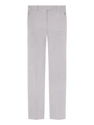 Versace Tailored Straight-leg Trousers - Grey