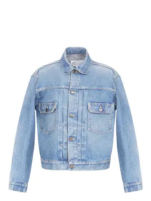 MAISON MARGIELA Four-stitch Denim Jacket - Blue