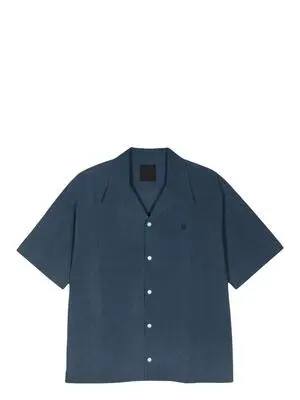 GIVENCHY 4g-embroidered Chambray Shirt