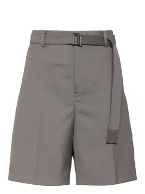 Sacai Suiting Shorts - Neutrals