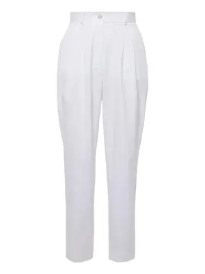 Dolce & Gabbana High-rise Straight Pants - White