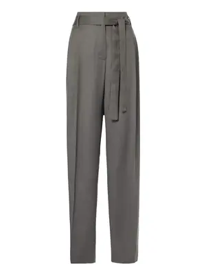 THE ROW Lonan High-rise Straight Pants - Grey