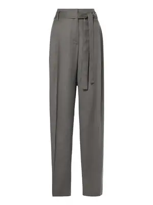 THE ROW Lonan High-rise Straight Pants - Grey