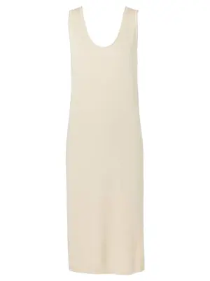 THE ROW Garfield Silk Midi Dress - White
