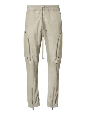 Rick Owens Leather Cargo Pants - White