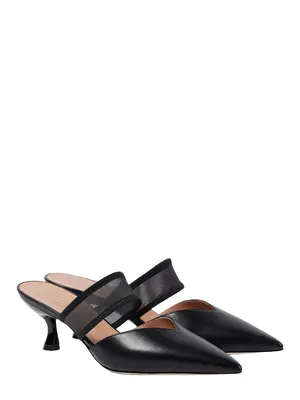 MALONE SOULIERS Manu 45 Leather Pumps - Black