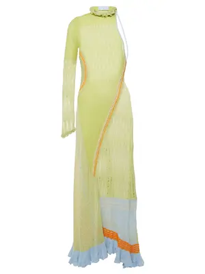 ROBERTA EINER Bianca One-shoulder Maxi Dress - Yellow