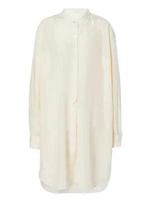 THE ROW Eden Silk Shirt - White