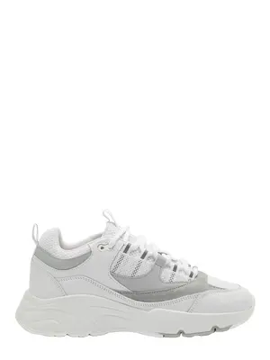 CLEENS Aero Runner Panelled Mesh Sneakers - White