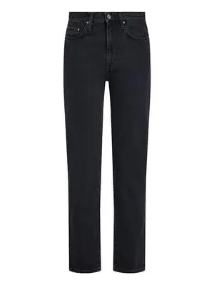 TOTEME High-rise Straight-leg Jeans - Black