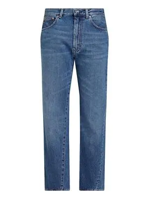 TOTÊME Cropped Straight-Leg Mid-Rise Jeans