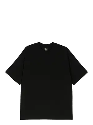 44 LABEL GROUP Classic Logo-embroidered Cotton T-shirt - Black