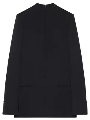 COURREGES Front-zipped Mini Dress With Cut-outs - Black