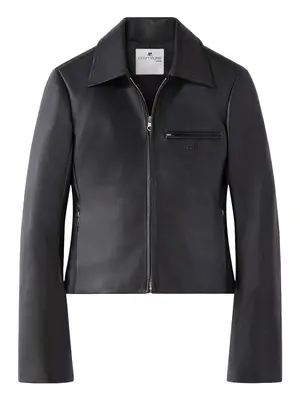 COURREGES Courrèges Zip-Fastening Leather Jacket