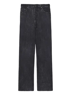Balenciaga Straight-leg Jeans - Black