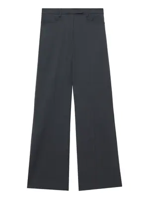 Remain Birger Christensen Mid-rise Straight-leg Trousers - Grey