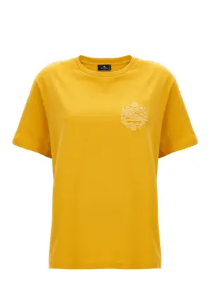 Etro Logo T-shirt - Yellow