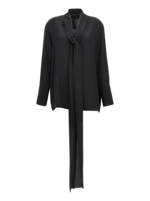 Givenchy Lagallière Silk Shirt - Black