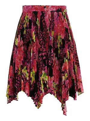 Versace Orchid Printed Skirt - Multicolor