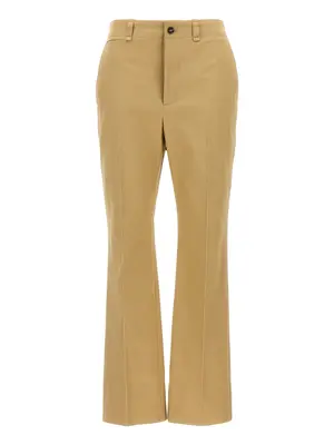 Saint Laurent Drill Pants - Beige