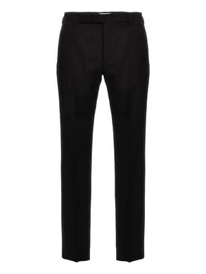 Saint Laurent Iconic Le Smoking' Trousers - Black