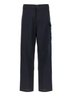 Marni Virgin Wool Cargo Pants - Blue